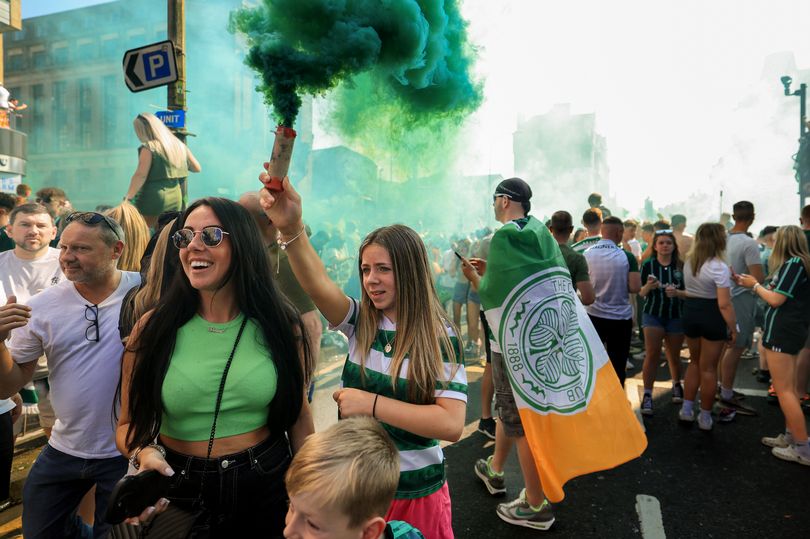 Celtic fans confirm Glasgow Trongate title party amid fears over clash ...