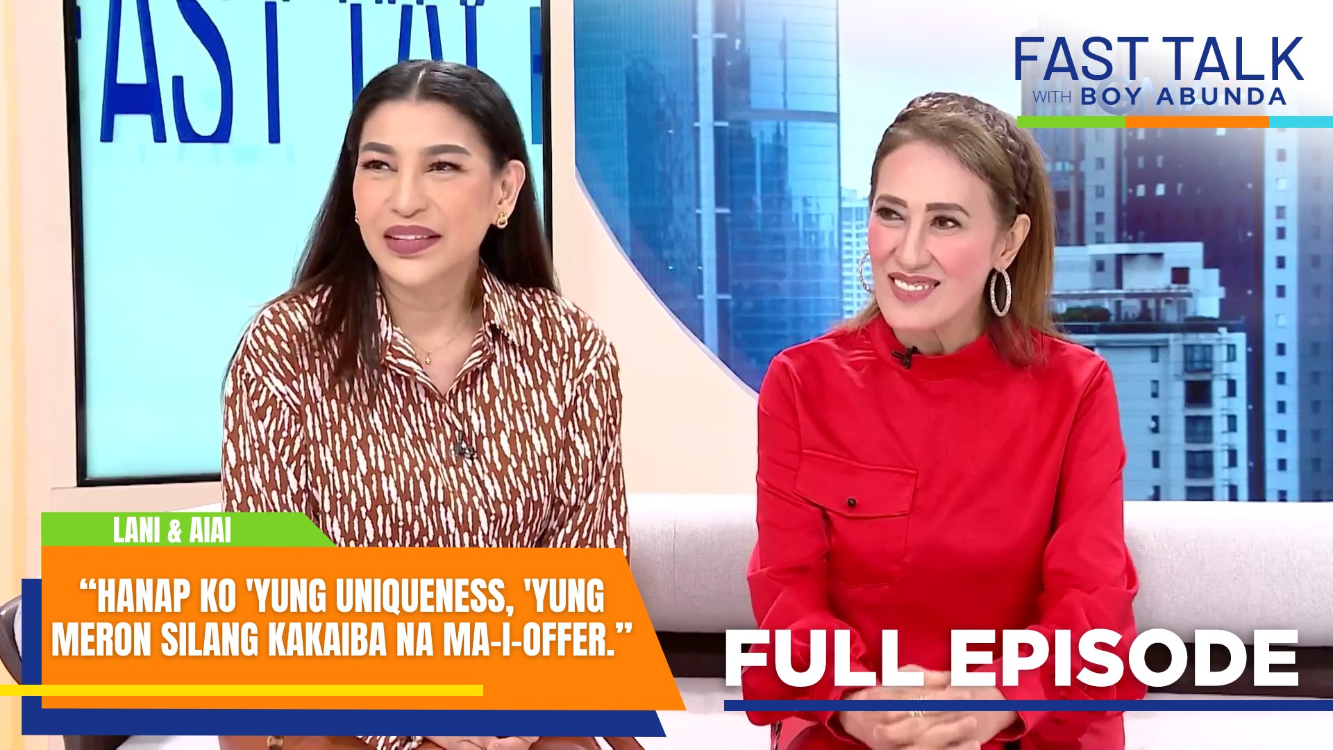 Fast Talk with Boy Abunda: Clash Panels Lani at Ai-Ai, star Clasher ang ...