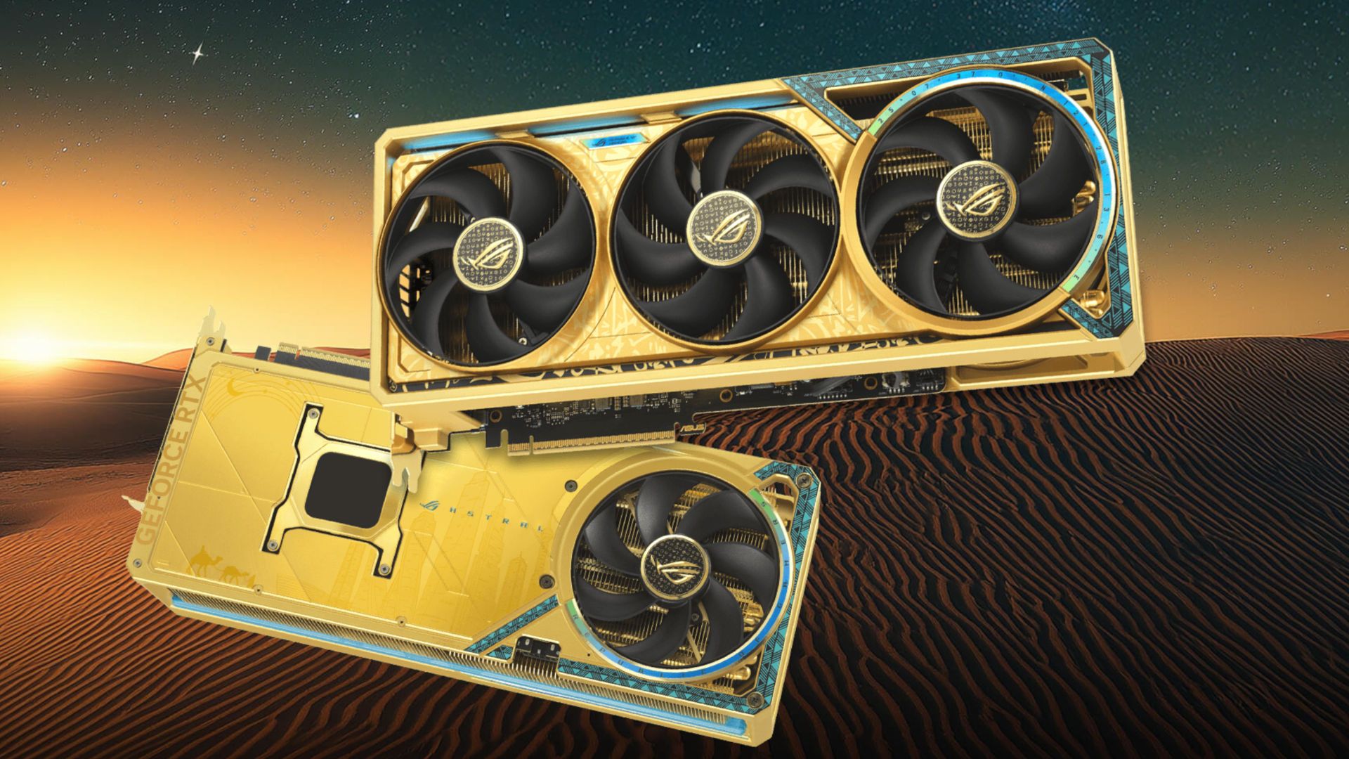 There's another golden RTX 5090 made of over 1,000x more gold than the first, and I'm pleased to ...
