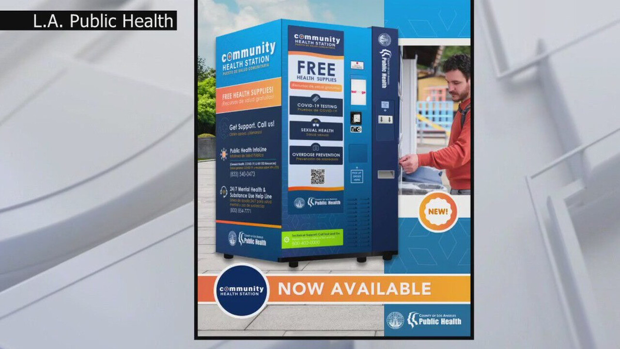 LA County introduces free health vending machines