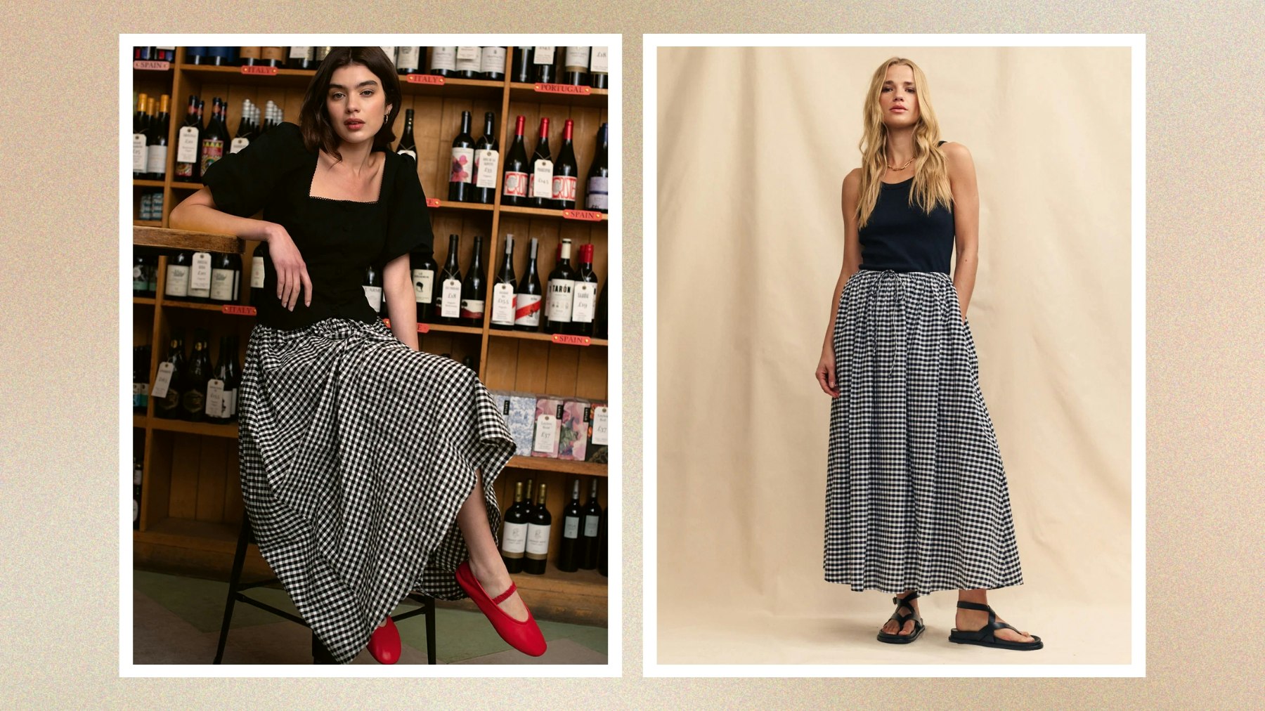 Gingham is all over the high-street, so I’m snapping up this skirt from ...