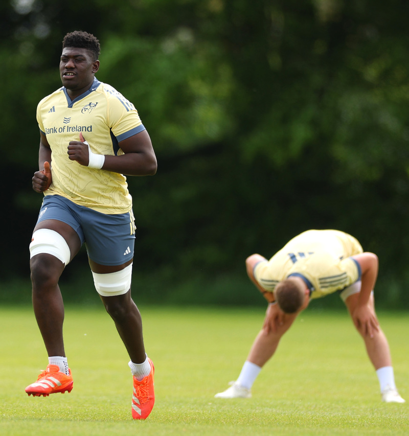 Edwin Edogbo back in training with Munster