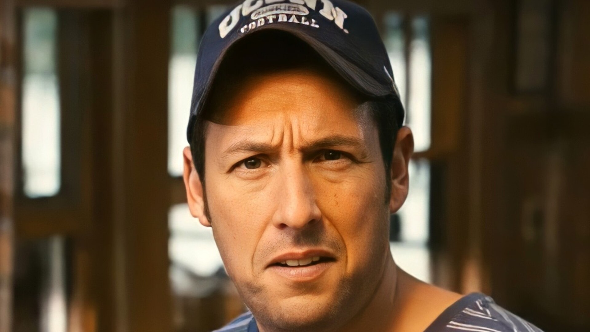 Adam Sandler breaking the cast for 9 minutes straight