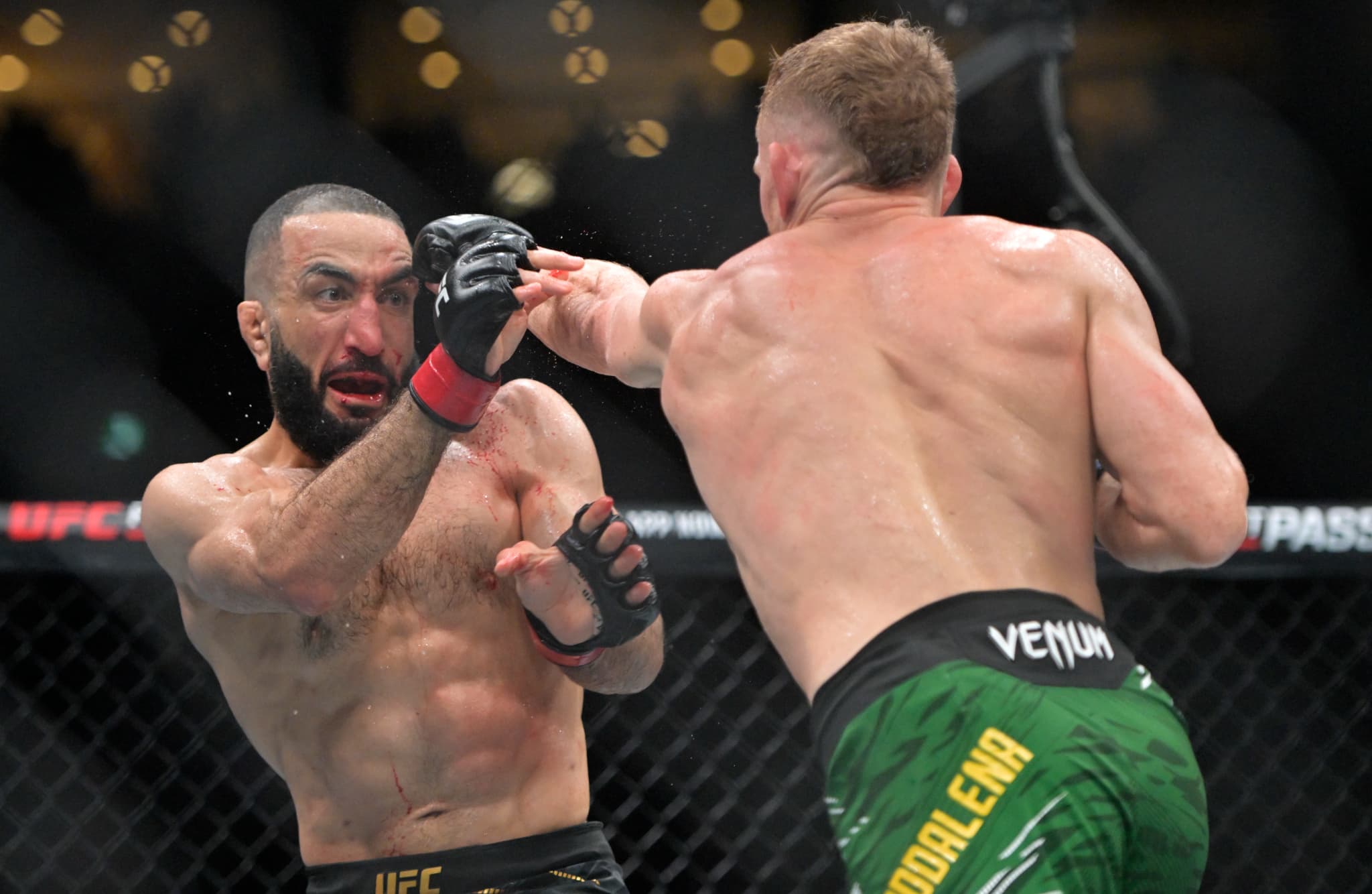 UFC: l’impressionnante blessure à la lèvre de Belal Muhammad après sa ...