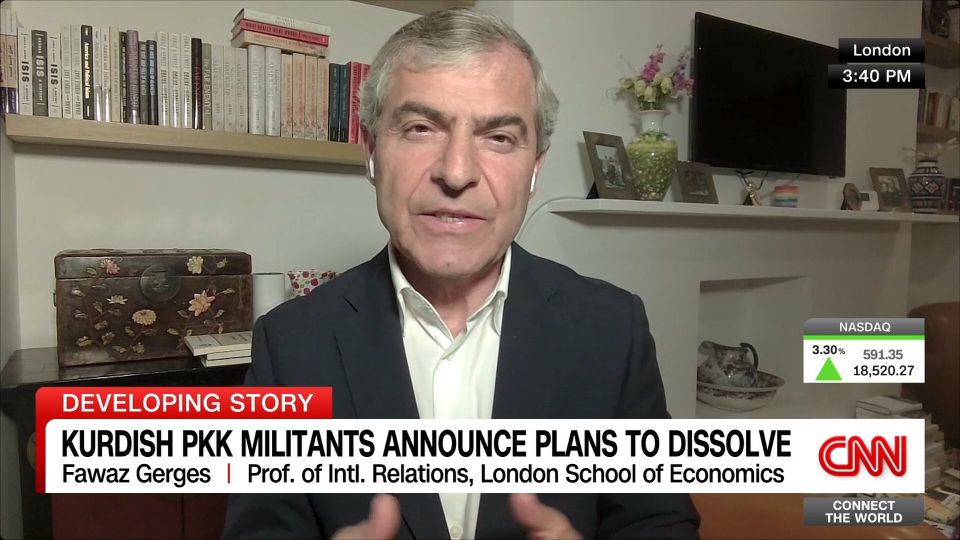 Kurdish PKK militants announce plans to dissolve