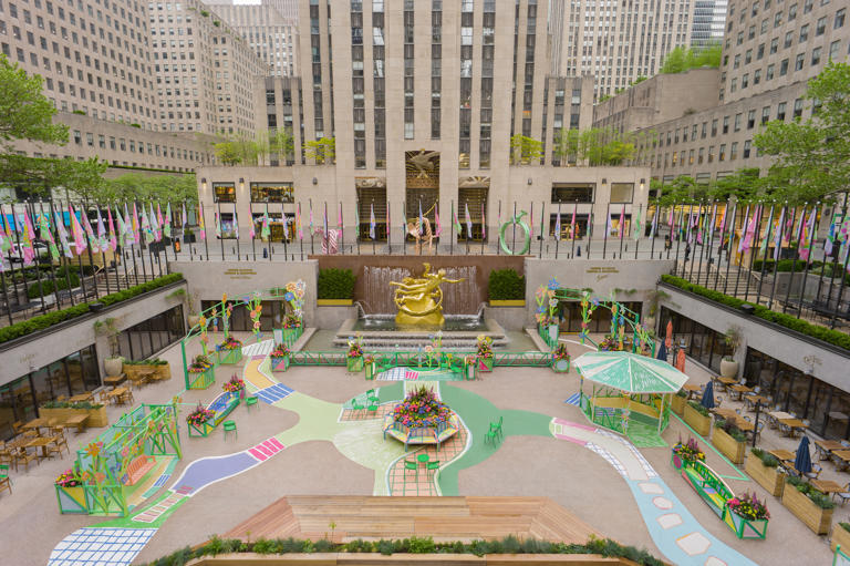Rockefeller Center is in Full Bloom This May with a Whimsical French ...