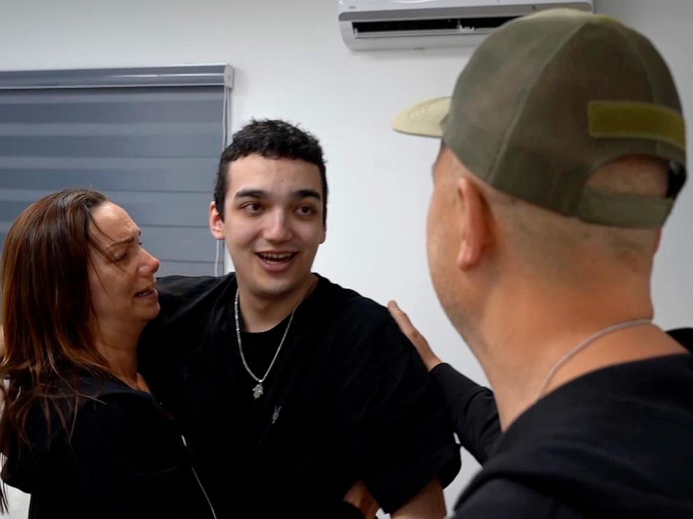 He was freed by Hamas after 19 months. His overjoyed parents describe ...