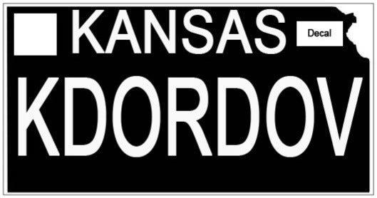 Kansas introduces new blackout license plate, adding to the 60+ options