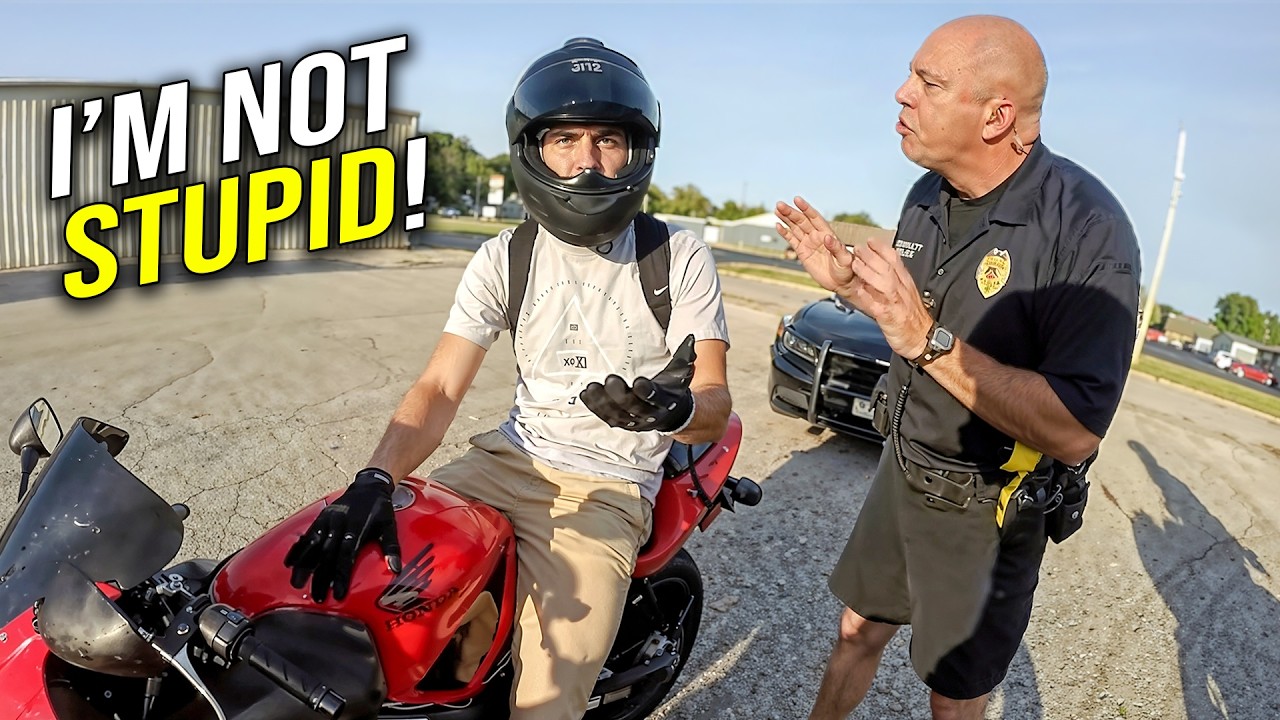 Cop Loses It on the Wrong Biker 😳