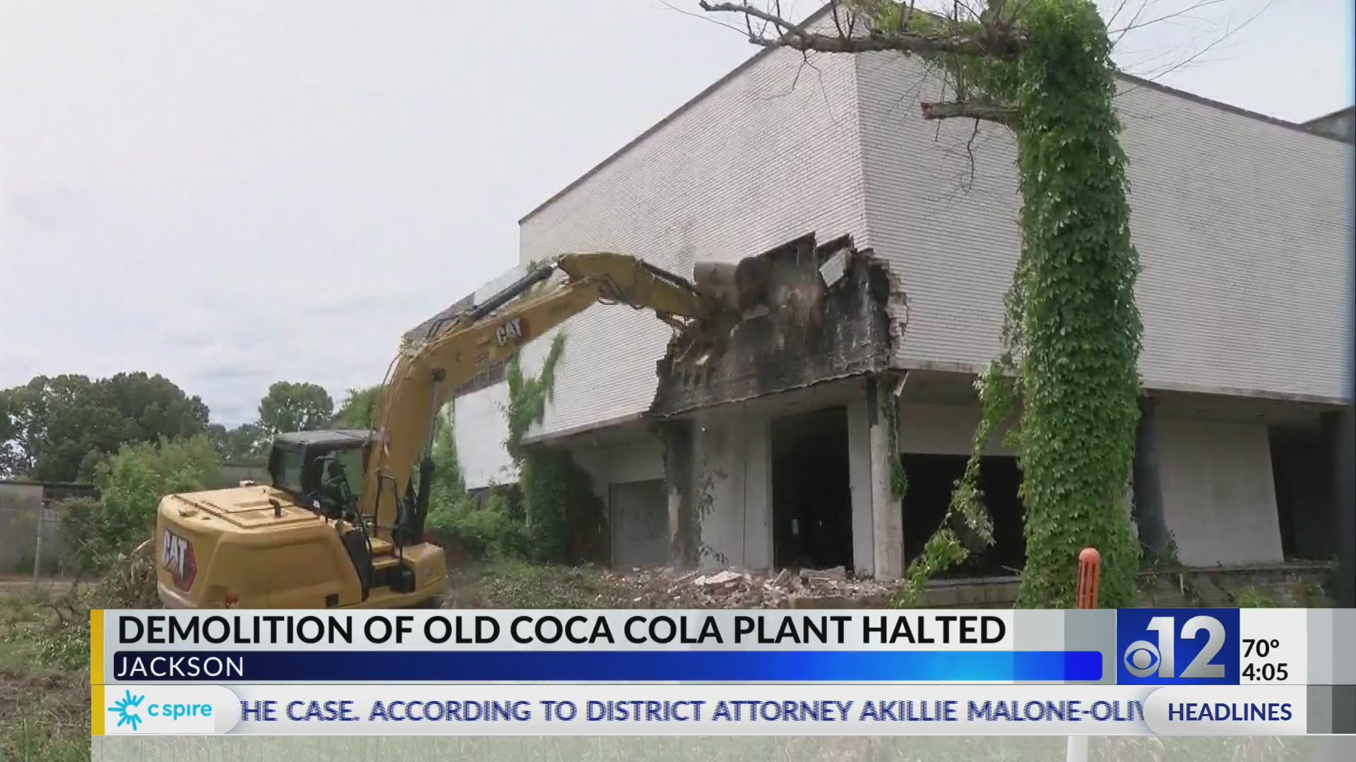 Asbestos concerns halt demolition of old Coca-Cola plant
