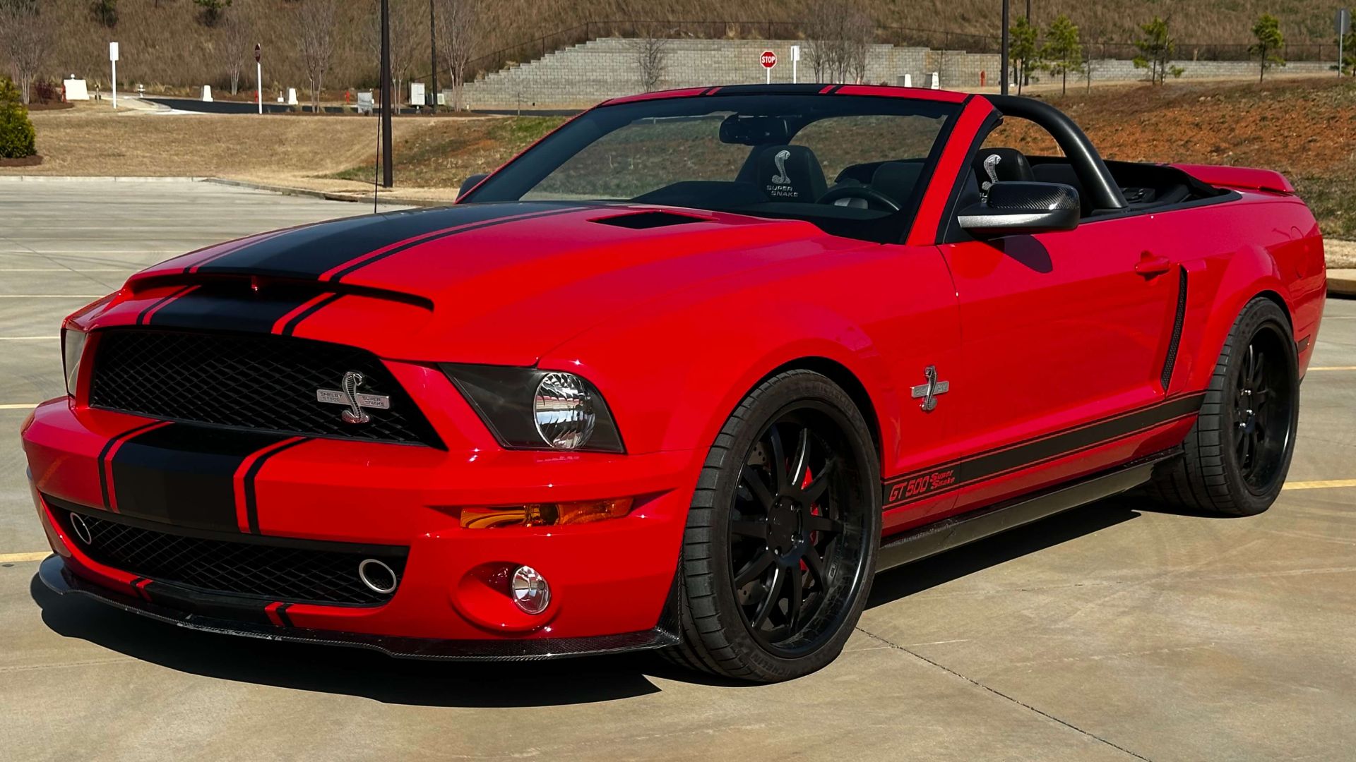 Low-Mileage 2007 Shelby GT500 Super Snake Convertible Roars Onto Market