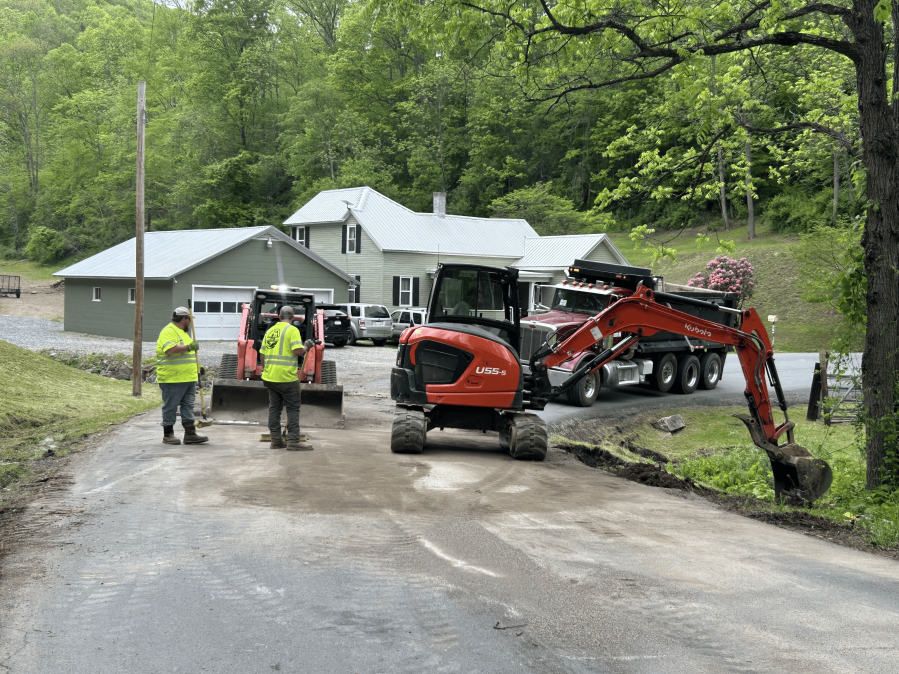 Cleanup crews called to fuel spill after truck rolls over near Mannington