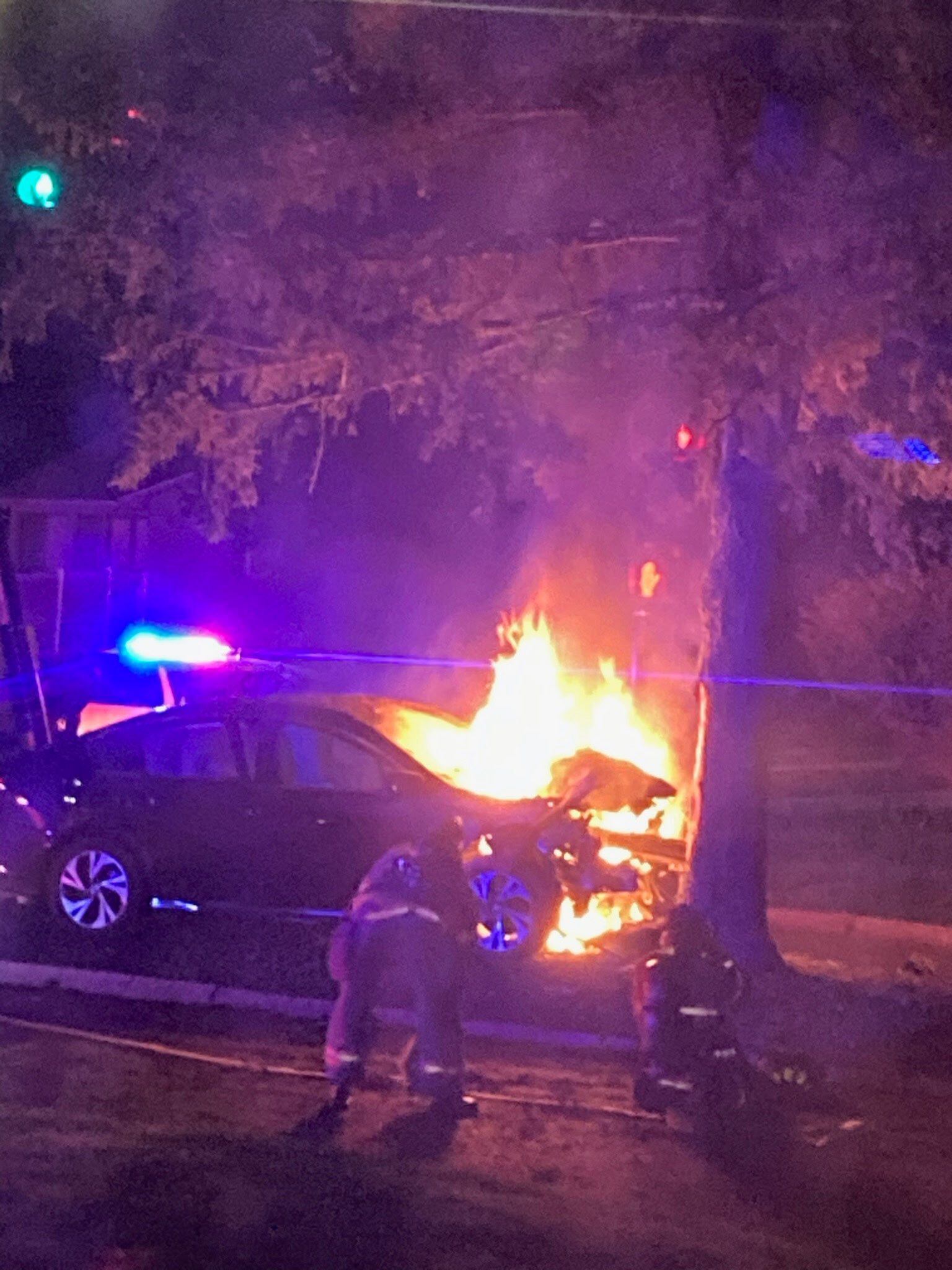 Car crashes into tree near Jarvis Avenue in Holyoke