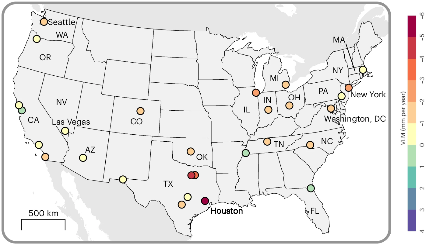 Threat From Beneath: Cities Across The US Such As Houston Are Sinking ...