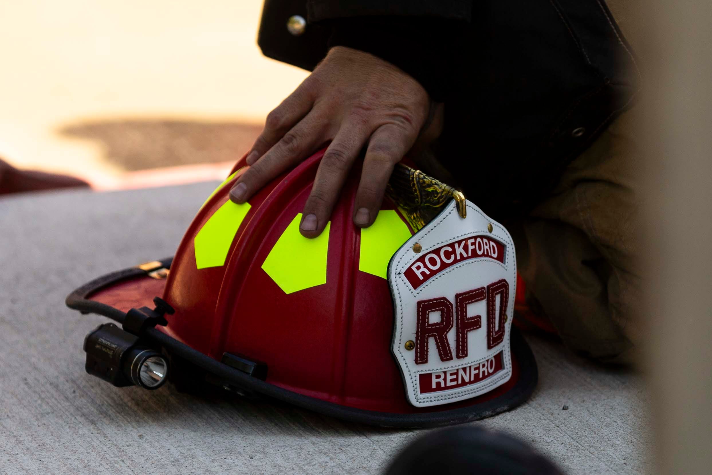 Firefighter injured in Rockford stairway collapse