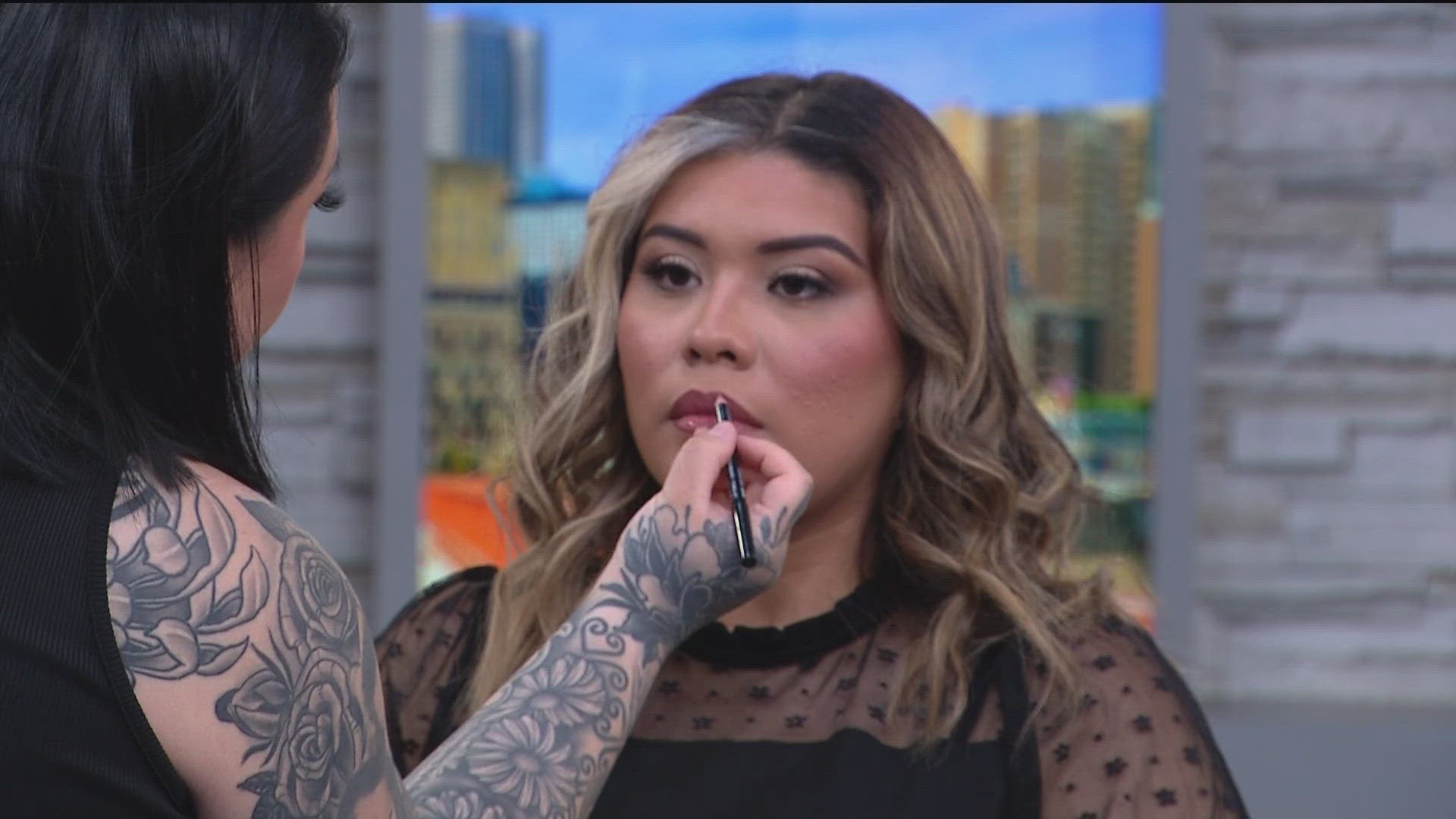 Makeup artist training at Cleopatra’s Envy Makeup Academy