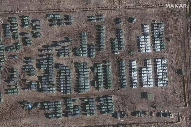 Vladimir Putin's troops spotted massing near NATO border sparking WW3 fears