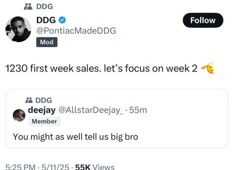 DDG Reacts to 502-1,230 First-Week Sales for His New Album: “It’s All ...