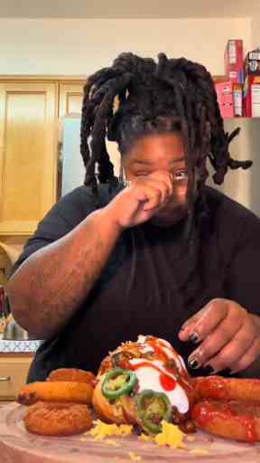 Ramen Chili Cheese Glizzy X Onion Rings—This Combo Will Blow Your Mind!