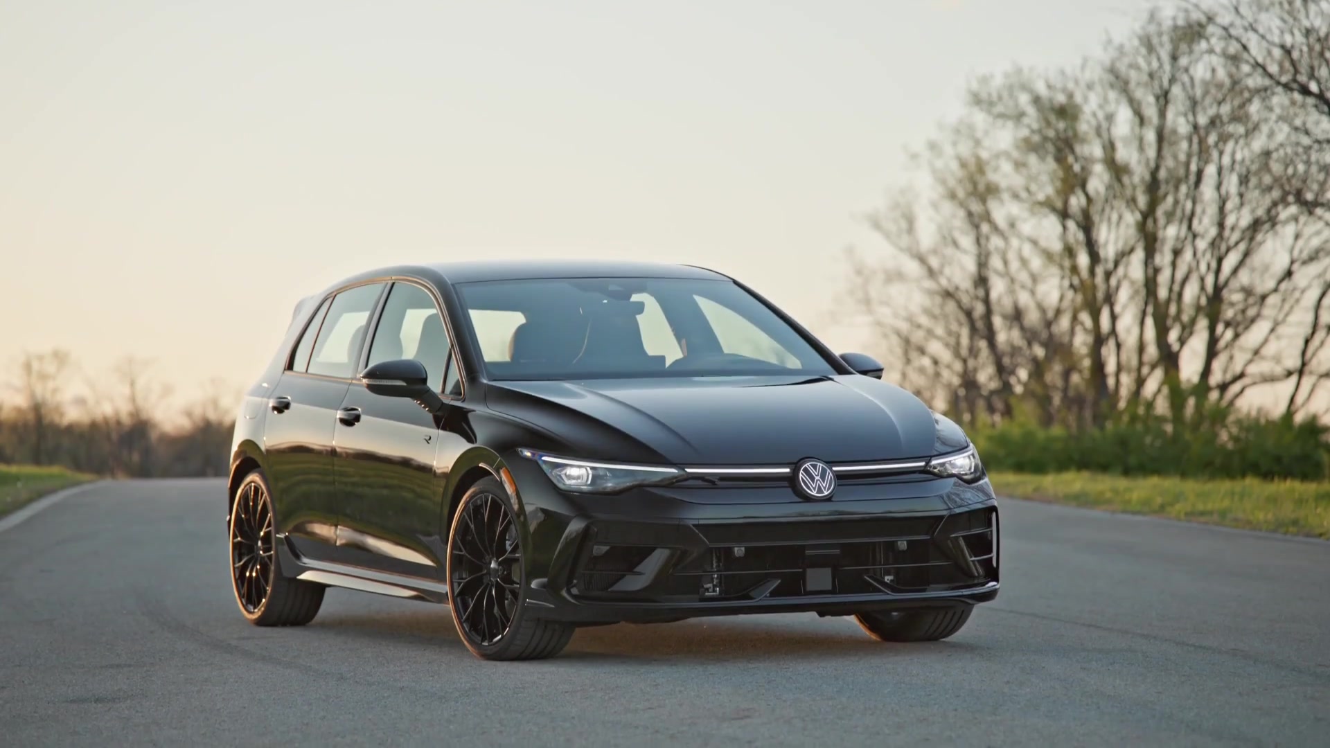 2025 Volkswagen Golf R Black Edition Design Preview in Mythos Black ...