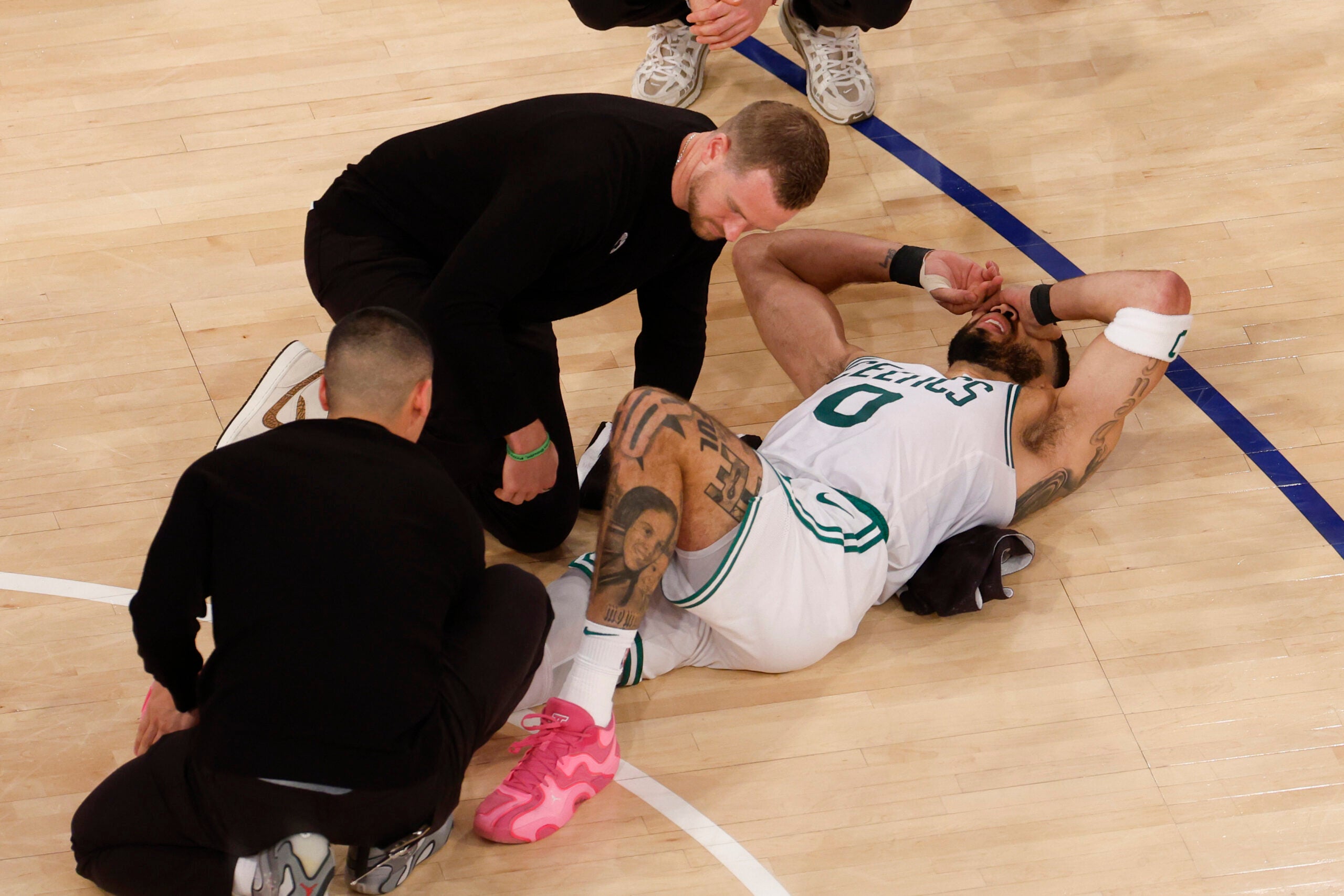 Jayson Tatum’s injury overshadows Celtics’ Game 4 loss to Knicks: Takeaways