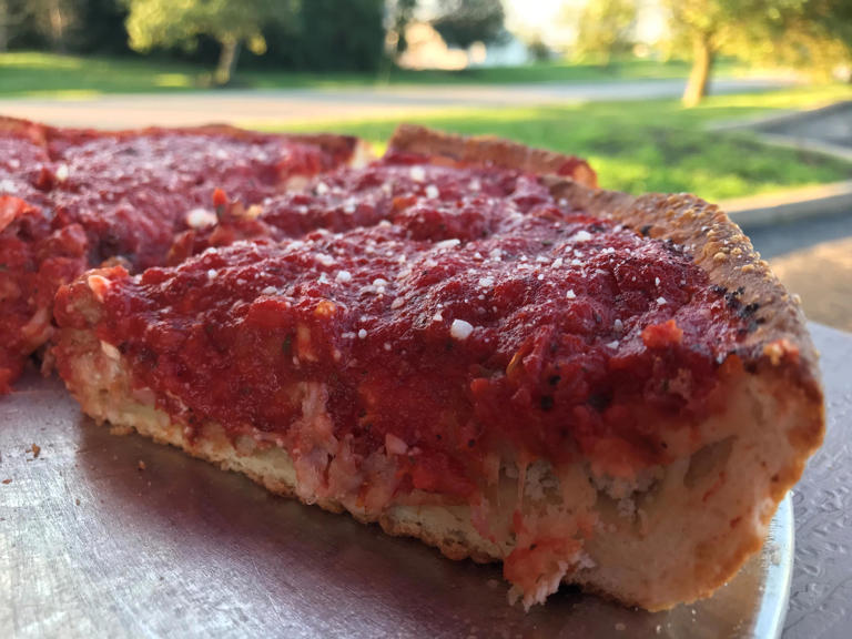 The pope is from Chicago. So, let us praise these deep-dish pizzas
