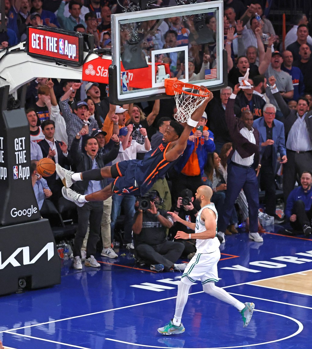 OG Anunoby bounces back from injury scare to be ‘disruptive’ Knicks ...