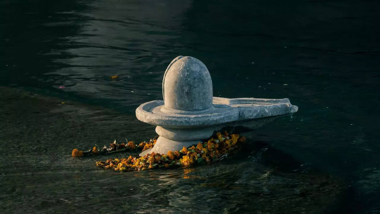 Every 12 years, lightning breaks this shivling & a ritual brings it back