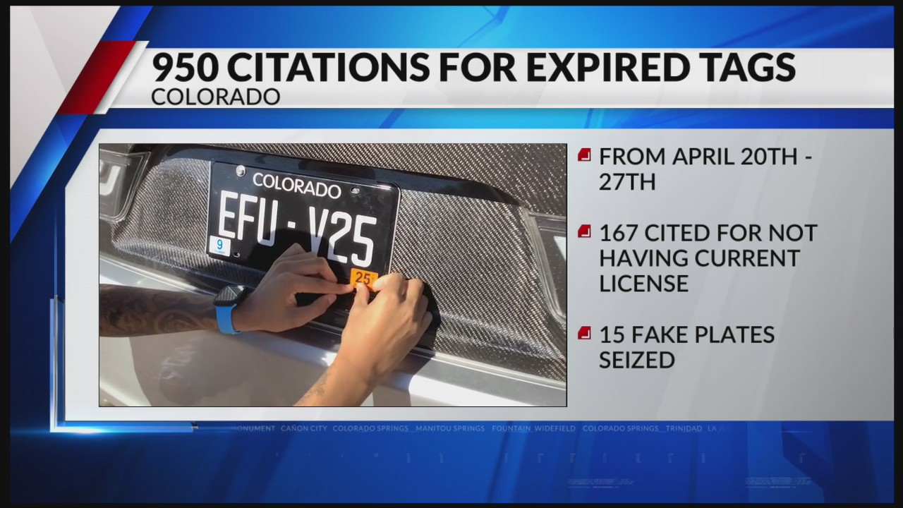 Vehicle registration enforcement across Front Range results in nearly ...