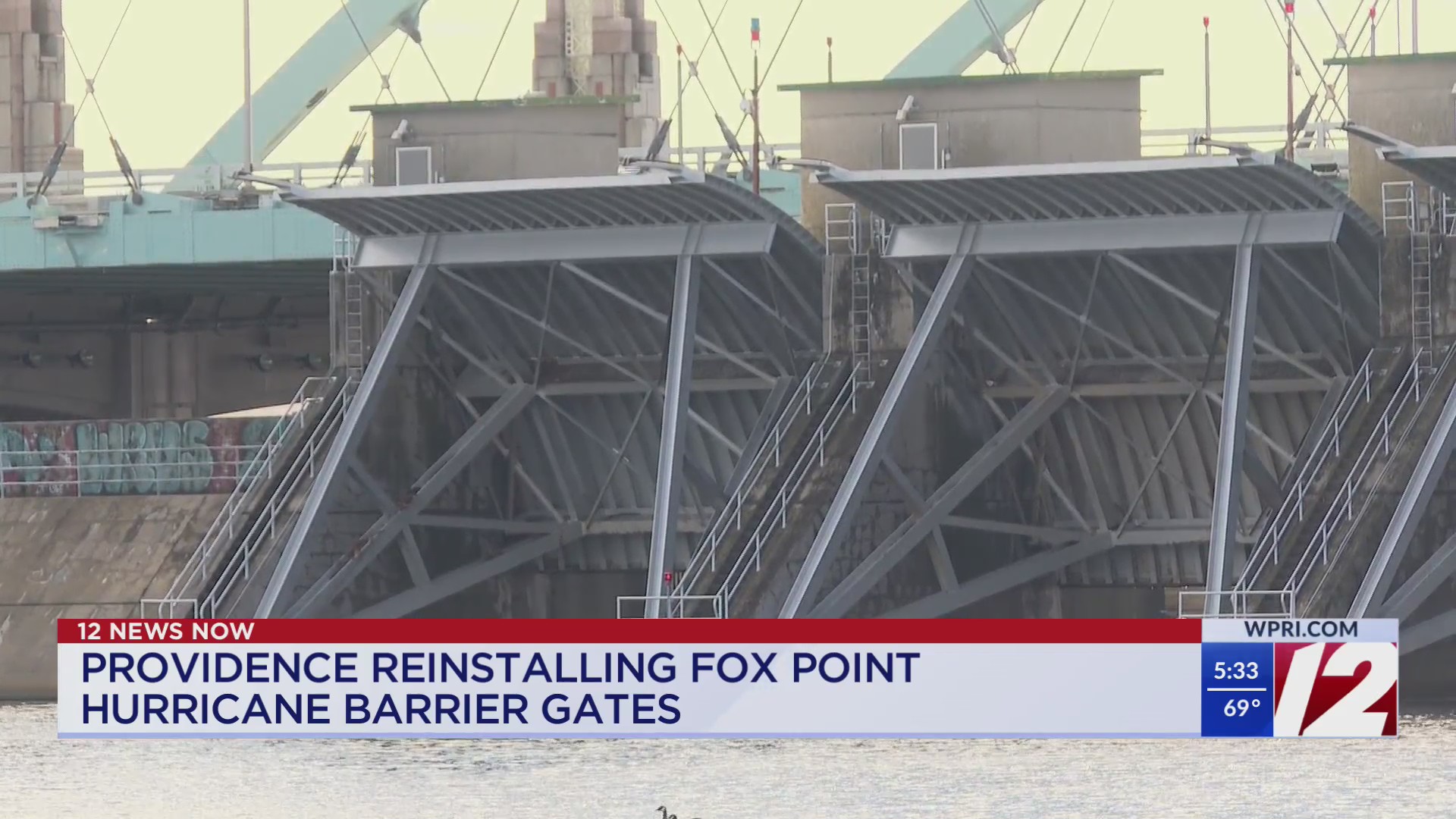 Providence reinstalling Fox Point hurricane barriers