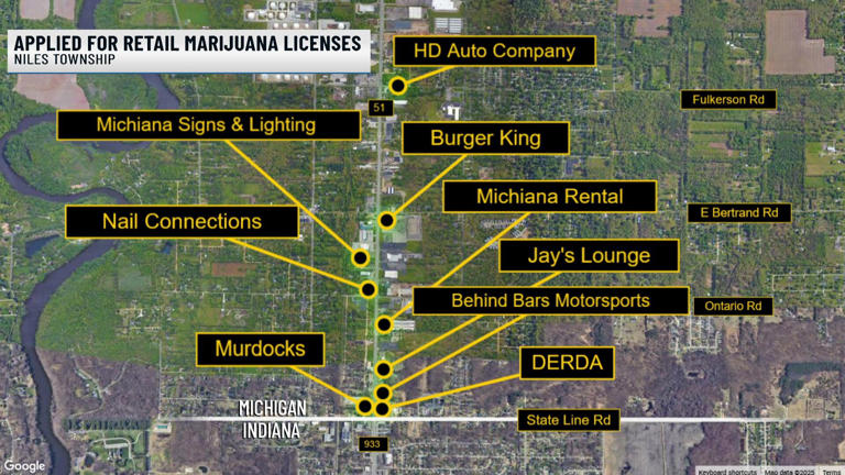 Applications pour in for marijuana sales licenses in Niles Township