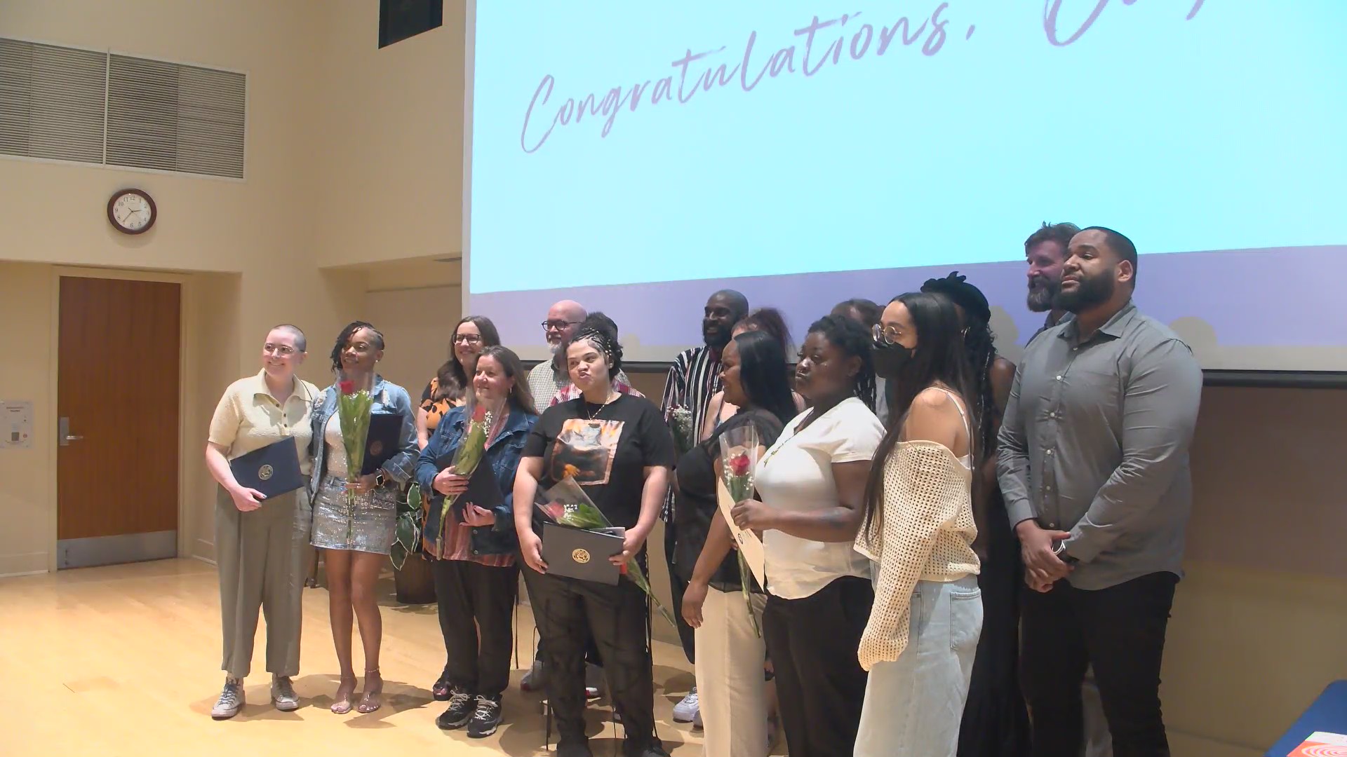 Celebrating success: 11 adults graduate from UI's 'Odyssey Project' program