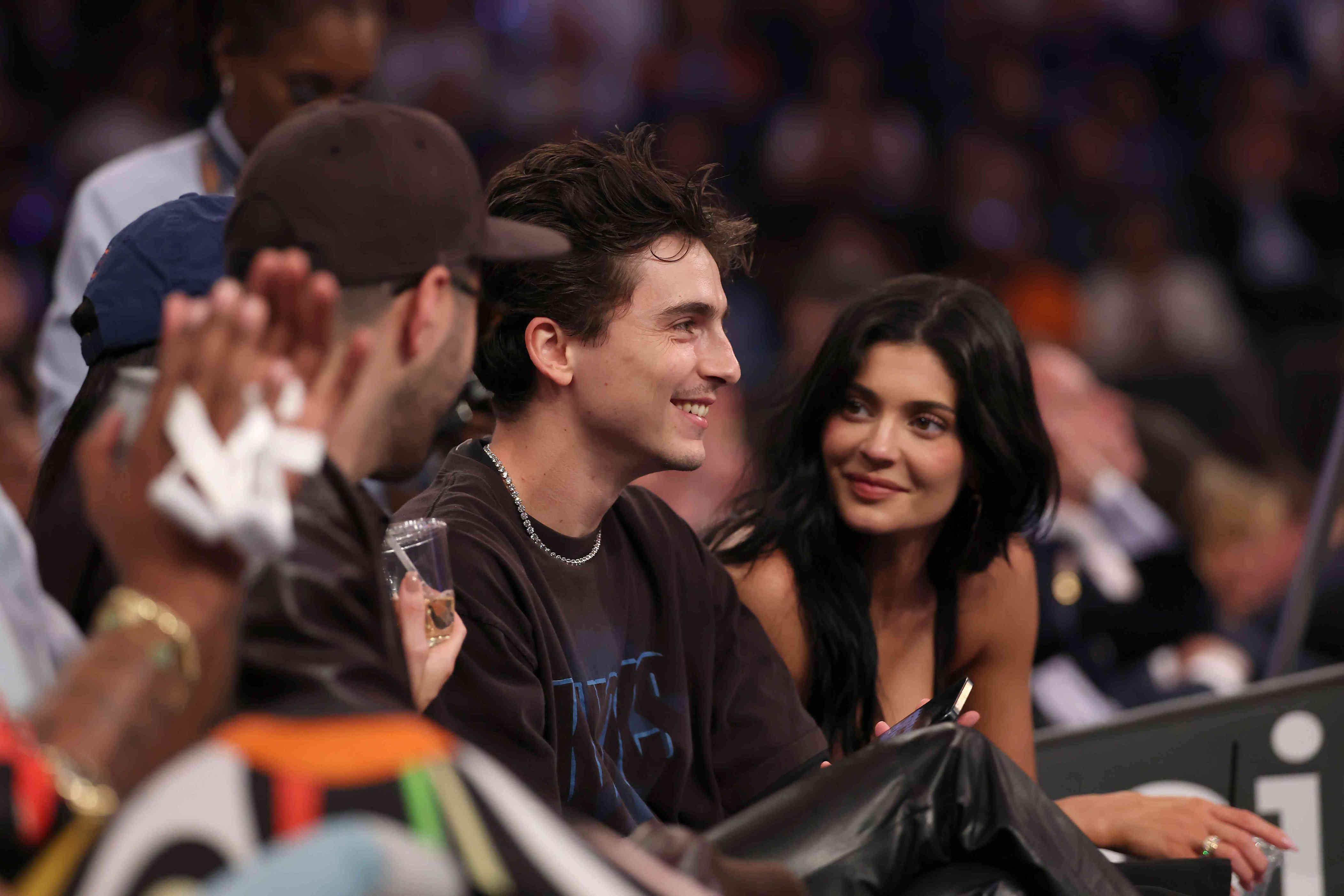 Kendall Jenner Crashes Kylie and Timothée’s Courtside Date Night Five ...