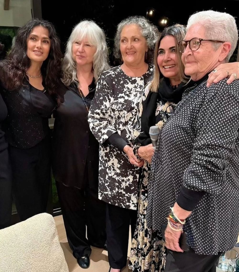 Salma Hayek looks just like her mom in latest family moment celebrating ...