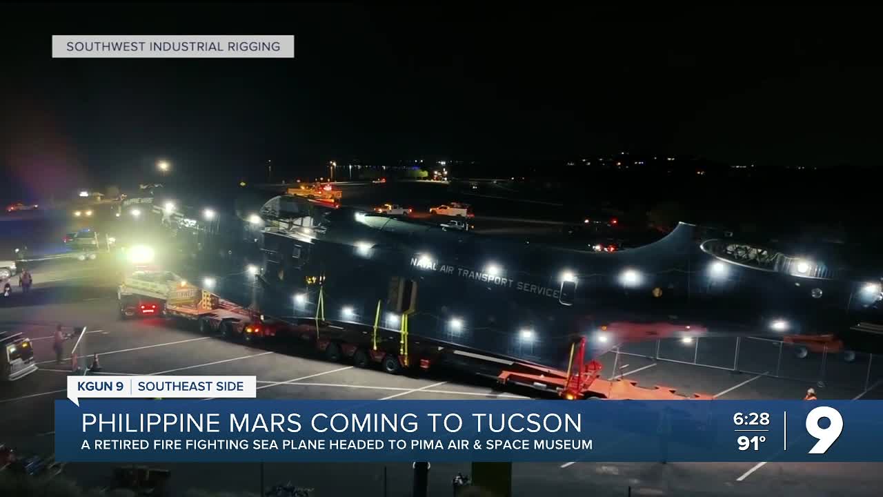 Retired firefighting seaplane 'Philippine Mars' en route to Tucson
