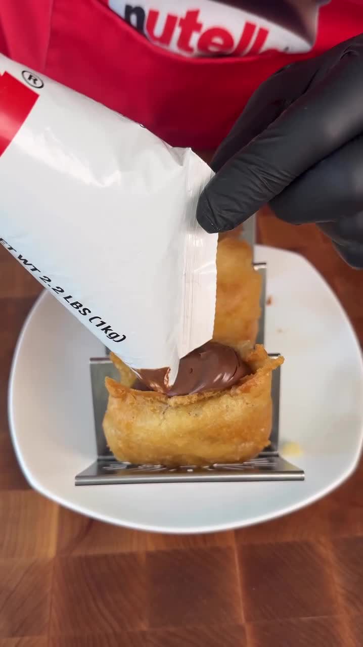 Nutella pancake pockets 🥞