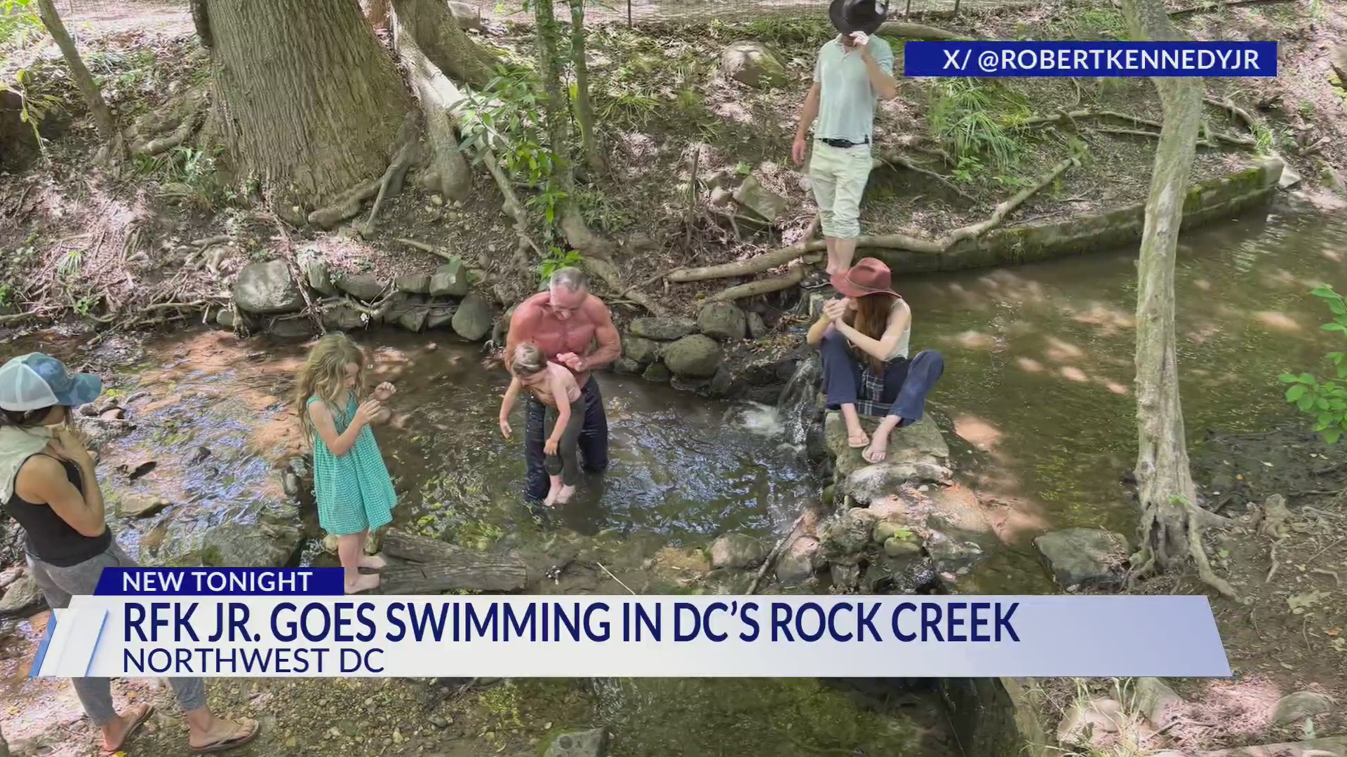 RFK Jr. criticized for swimming in bacteria-contaminated Rock Creek ...