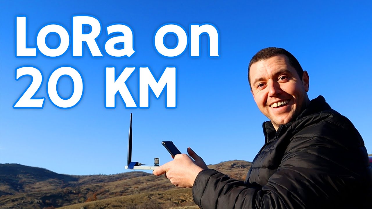 Testing the RYLR993 LoRa module communication range with open line of ...