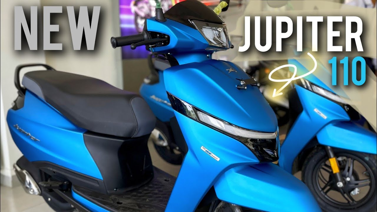 The Most Advanced Tvs Jupiter 110 Scooter Reviewed in Detail