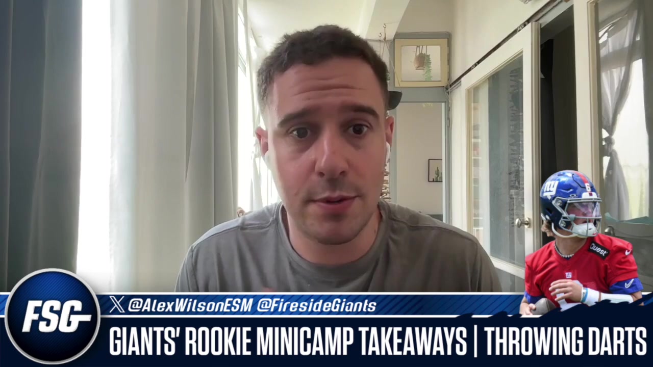 Giants' Rookie Minicamp Takeaways | Throwing Darts