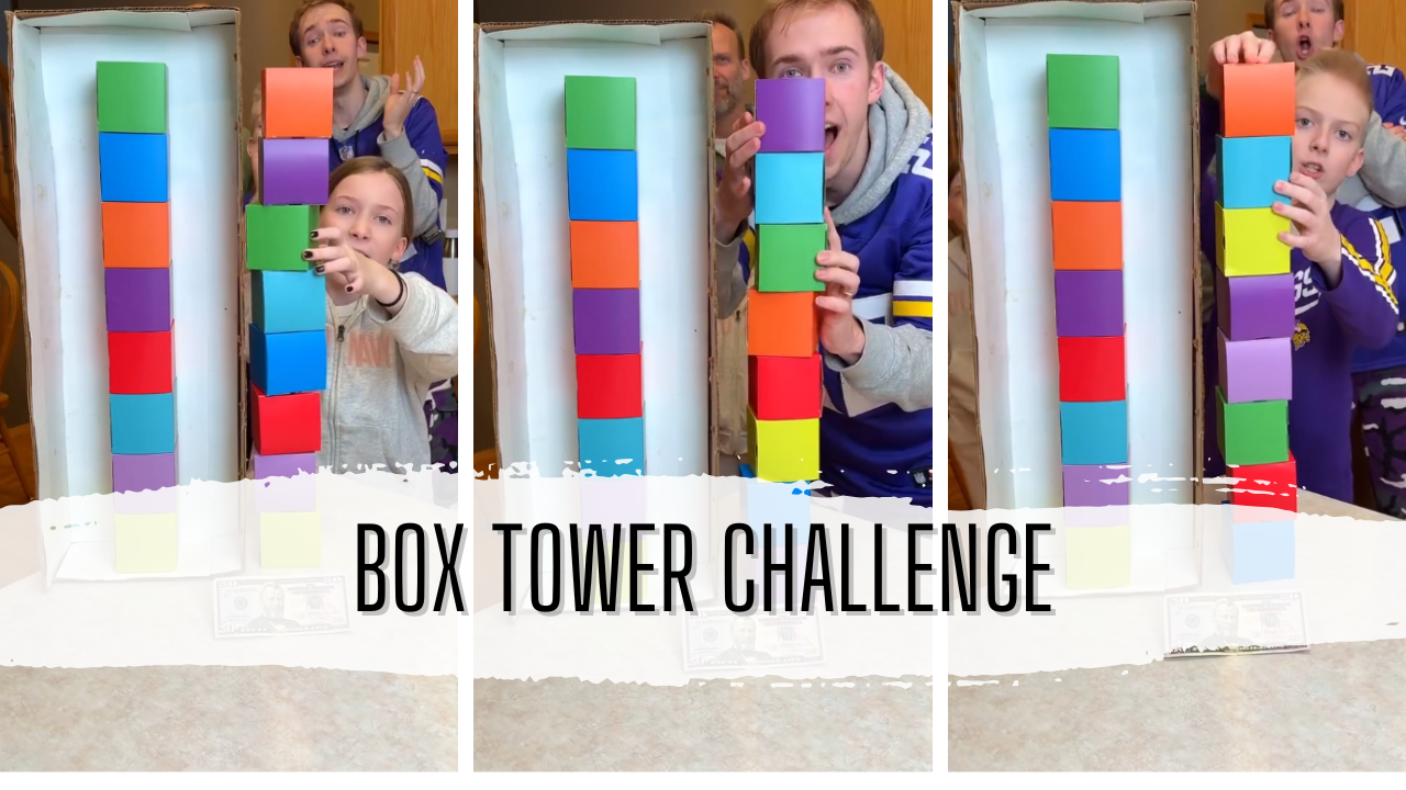 Box Tower Challenge – How High Can You Stack? 🎁🏗️