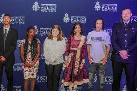 Inspirational young people shine at prestigious Nottinghamshire Police ...