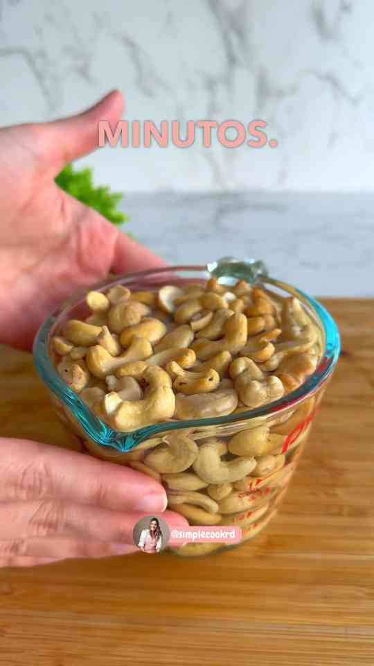 Leche de cajuil 2 ingredientes en 5 minutos