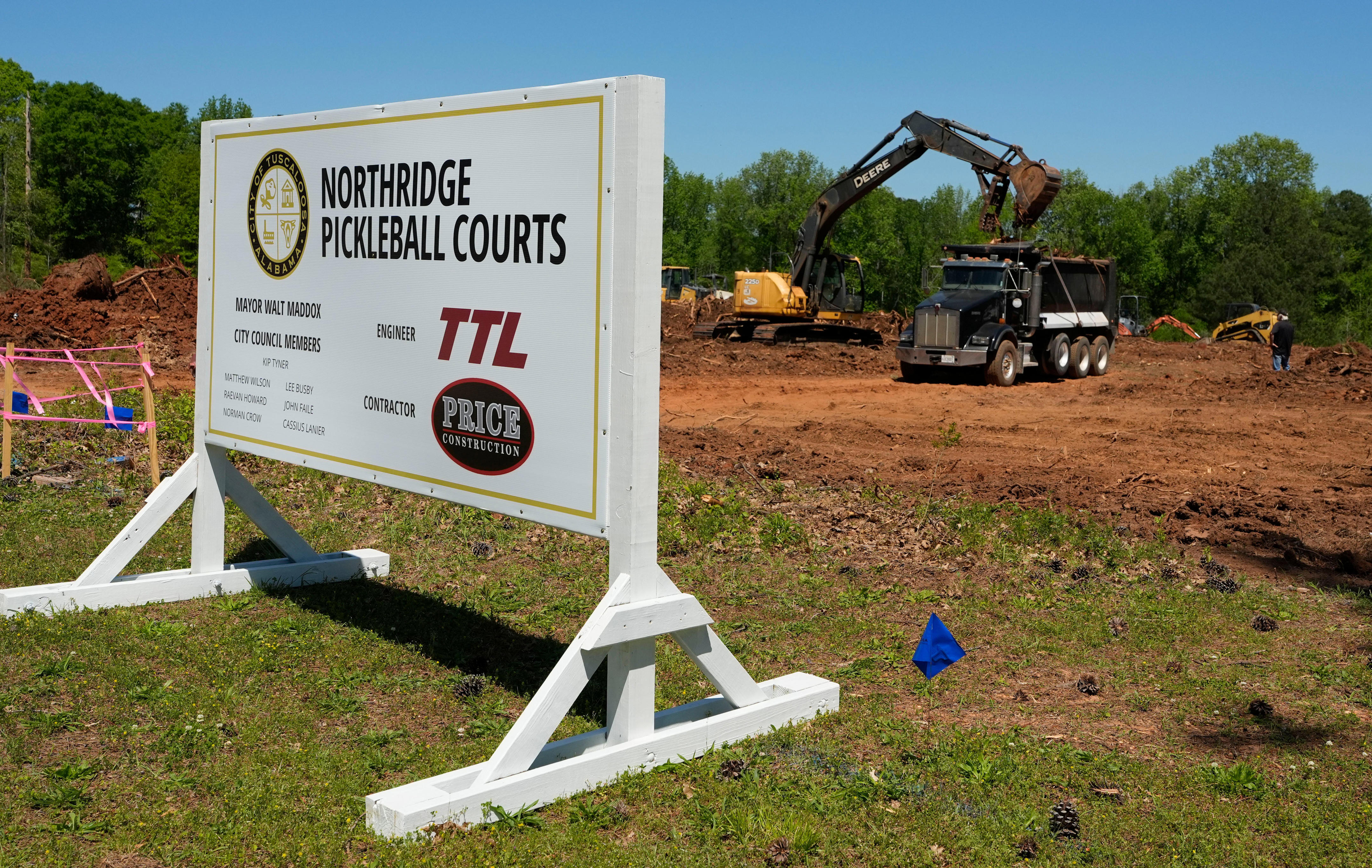 New pickleball courts coming to Tuscaloosa at Northridge, Bowers Park