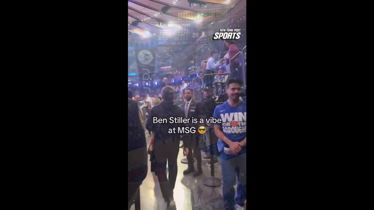 All-Time Knicks Fan Ben Stiller Spotted Courtside for Game 4 at MSG