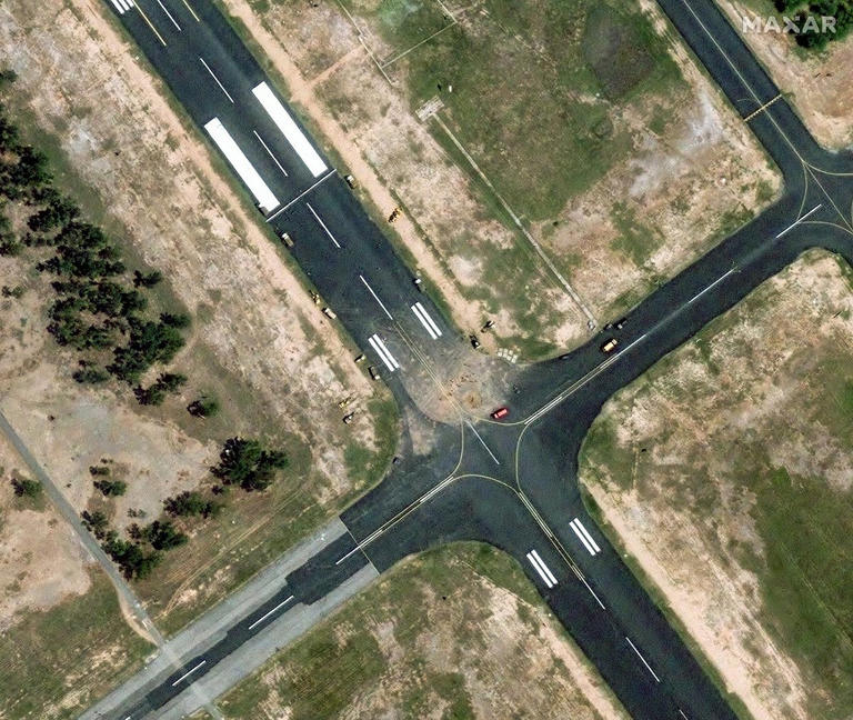 Before & After Images Of Destroyed Pakistani Air Bases: Satellite Pic ...