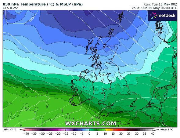 UK weather maps show heavy rain threatening to ruin holidays in May ...