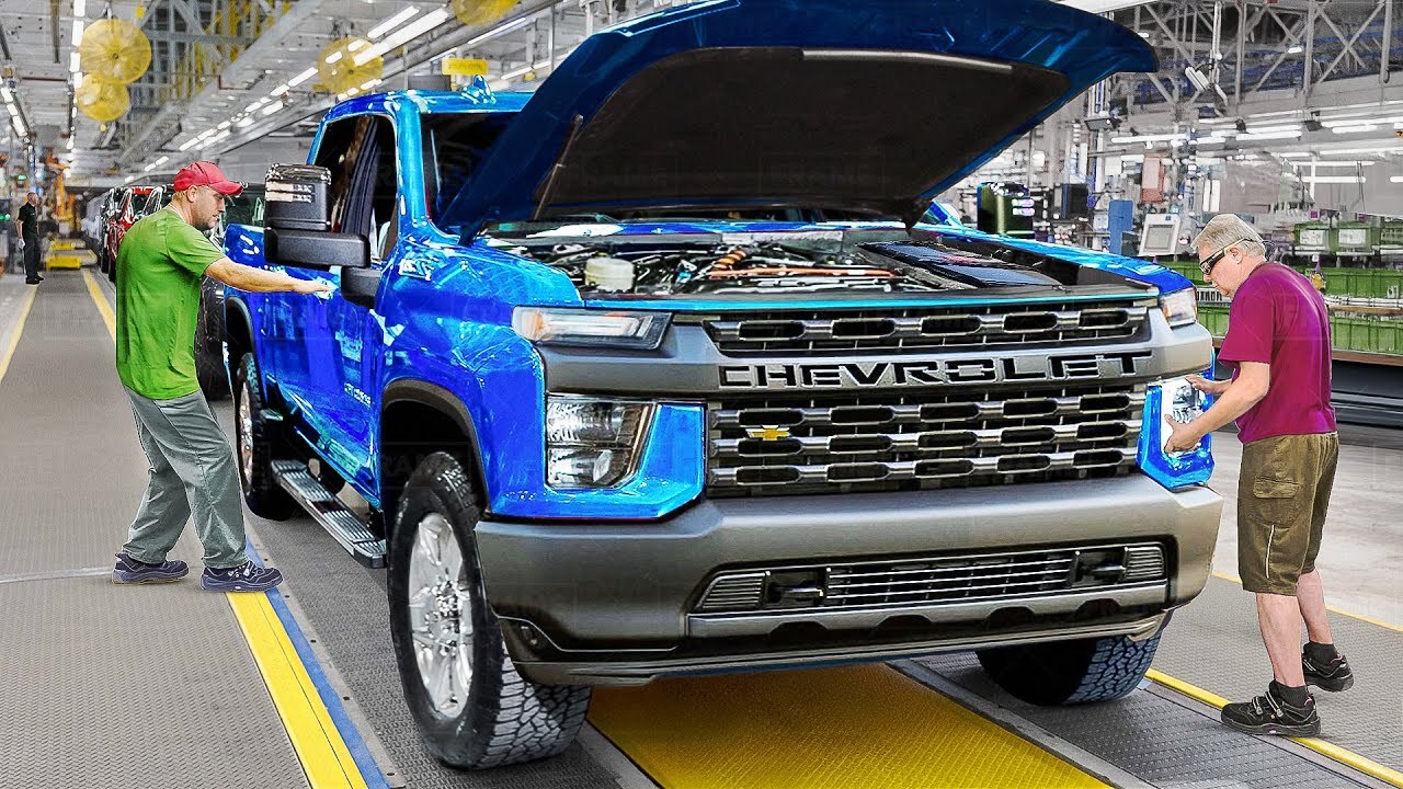 Inside Chevrolet Factory Building Best Silverado Trucks from Scratch