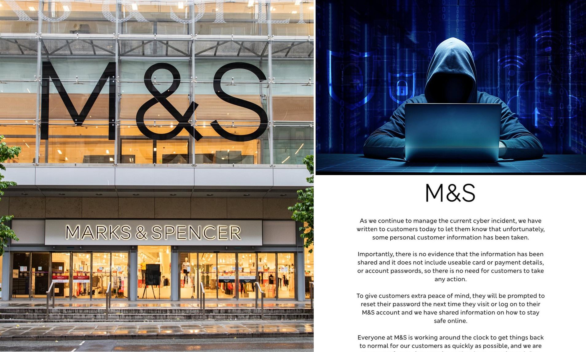 Marks & Spencer issue major update in wake of cyber attack that has ...