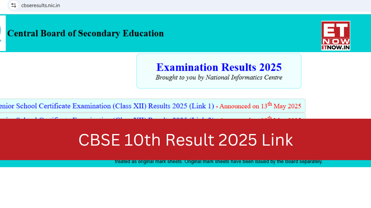 Results.cbse.nic.in CBSE 10th Result 2025 Link: How to download CBSE ...